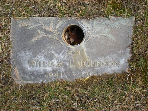 William L Johnson 1941 1975 Memorial Find A Grave