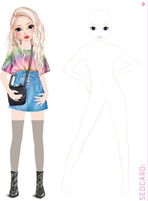 Dessin A Imprimer Fille A Habiller Coloriages De Top Model Les My Xxx