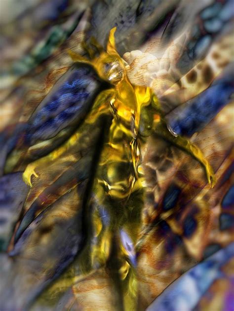 Water Droplet Under Magnification Digital Art By Genise Smith Fine Art America
