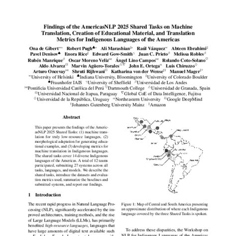 Findings Of The Americasnlp 2025 Shared Tasks On Machine Translation Creation Of Educational