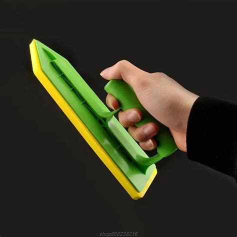 실용적인 Bricklayer 도구 타일 Caulking 흙손 웨이브 핸들 석고 흙손 빌더 Masons Sponge Trowel N17 21 Dropship흙손질