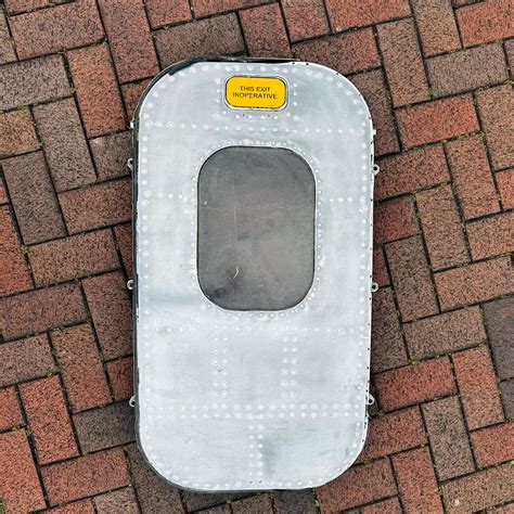 Boeing 737 Emergency Overwing Exit Door Window T Airline Aviation Upcycle Boeing Plane