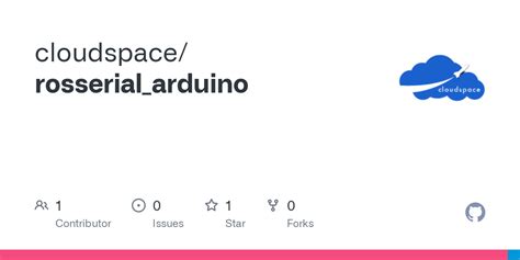 GitHub Cloudspace Rosserial Arduino