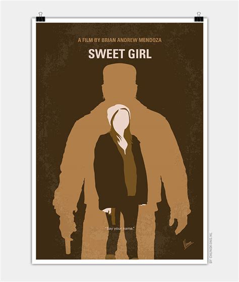 No1321 My Sweet Girl Minimal Movie Poster Chungkong