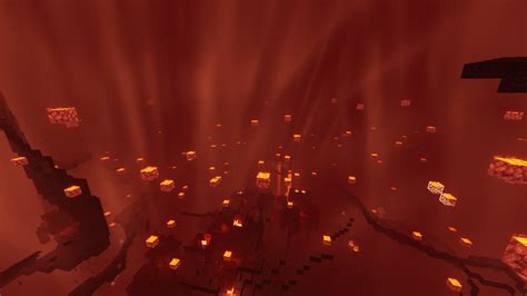 Nether In Spectator Modew Shaders Look Very Magical Rminecraft