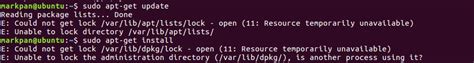 解决e unable to lock directory var lib apt lists ubuntu提示unable to lock directory csdn博客