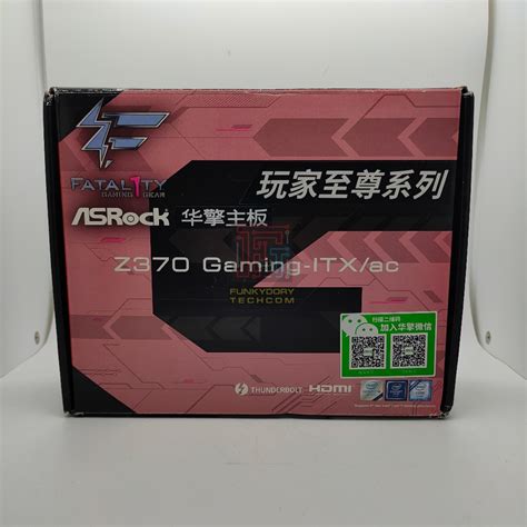 Asrock Fatal1ty Z370 Gaming Itx Ac Mini Itx Lga1151 Motherboard Shopee Malaysia
