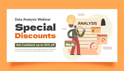 Free Vector Data Analysis Template Design