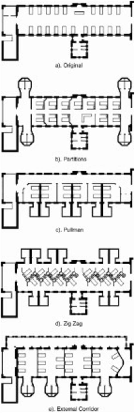 Nightingale Ward Overview Sketches Of The Reconfiguration Options