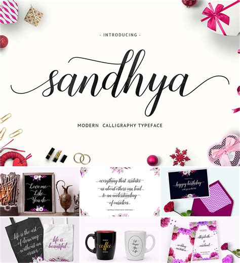 Sandhya Calligraphic Font Free Download