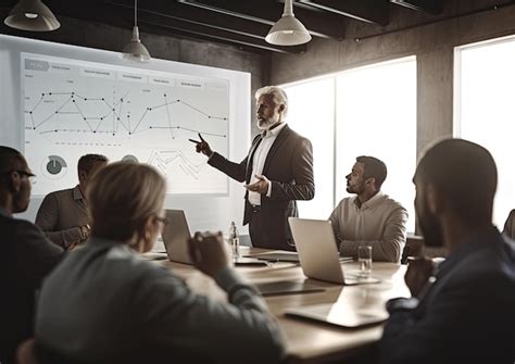 Premium Ai Image Working As Data Analyst