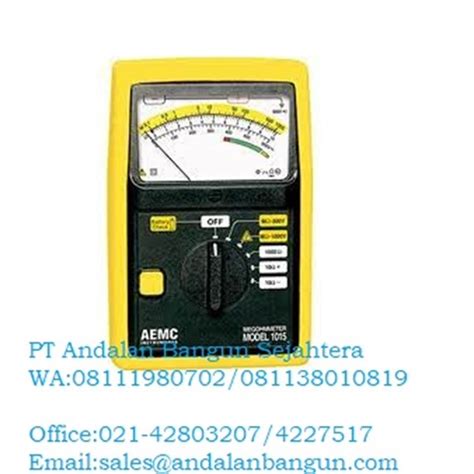 Jual Aemc Megohmmeter Model 1015 Oleh Pt Andalan Bangun Sejahtera