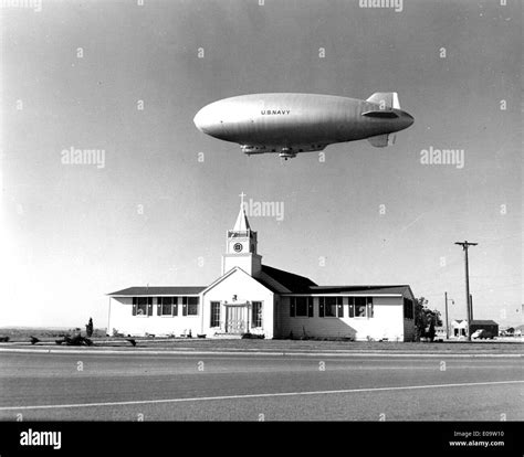 This Image Shows The Goodyear M 1 An Early Blimp Used For Surveillance