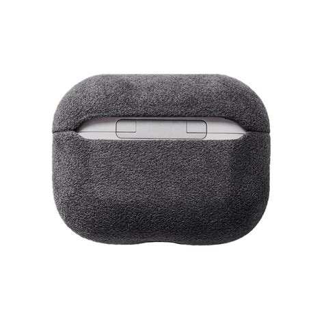 Alcantara Airpods Case In Dark Gray Verve Moda