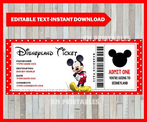You Re Going To Disneyland Printable Printable Templates Online By