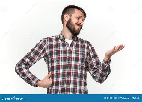 El Hombre Joven Que Mira En La Derecha Imagen De Archivo Imagen De