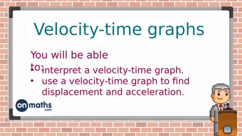 Velocity Time Graphs Lesson Powerpoint A Level Maths Teaching