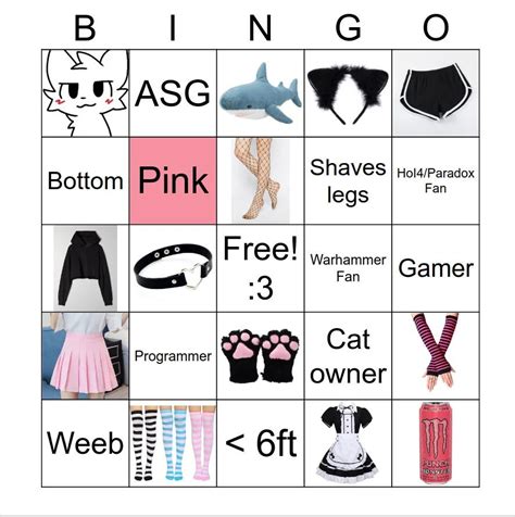 Femboy BINGO R Femboymemes