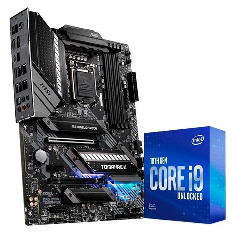 Processador Intel Core I9 10900kf Lga 1200 Placa Mãe Msi Mag Z490