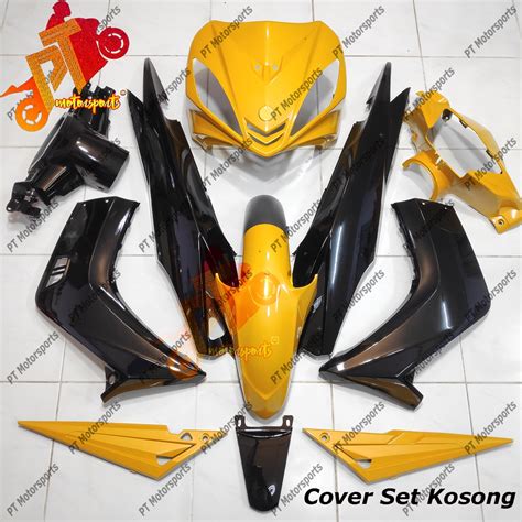 Yamaha Lc 135 V1 Cover Set Kosong Black Red Blue Yellow White Hijau