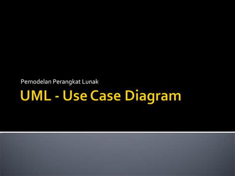 1 Uml Use Case Ppt