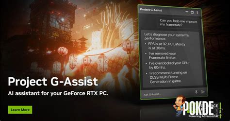 Nvidia Formally Introduces Project G Assist But You Need A Gpu With