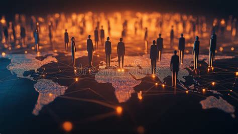 High Concept Visualization Of Business Globalization Generative Ai