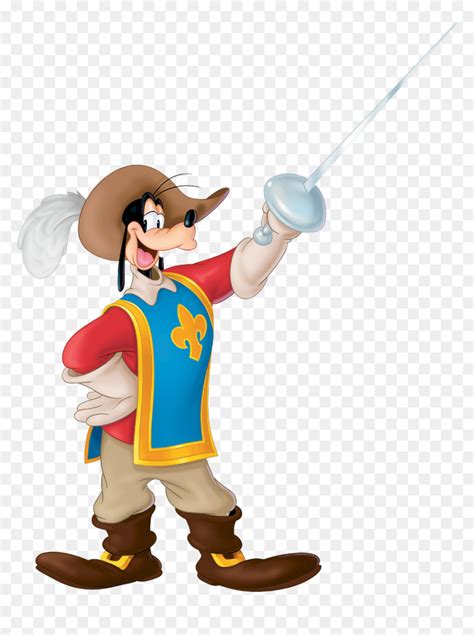 Mickey Donald Goofy The Three Musketeers Hd Png Download Vhv