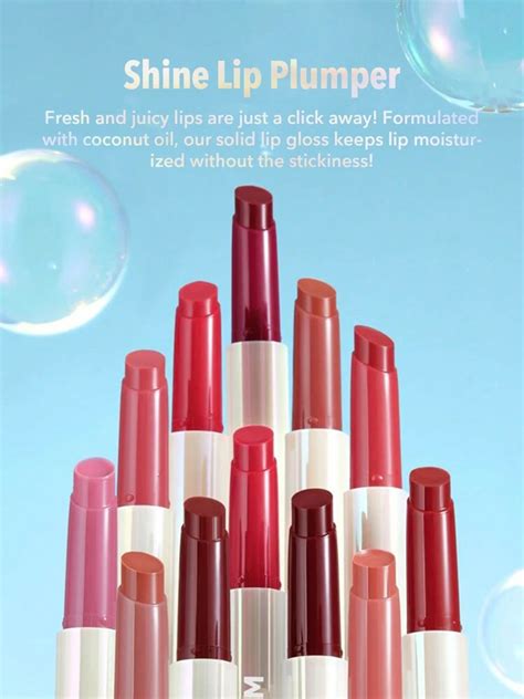 محلي Sheglam ملمع شفاه Pout Perfect Shine ملمع شفاه مرطب وممتلئ بلون Mahogany Magic مصل مغذي