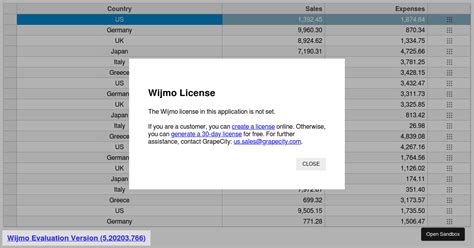 Wijmo Angular Forked Codesandbox