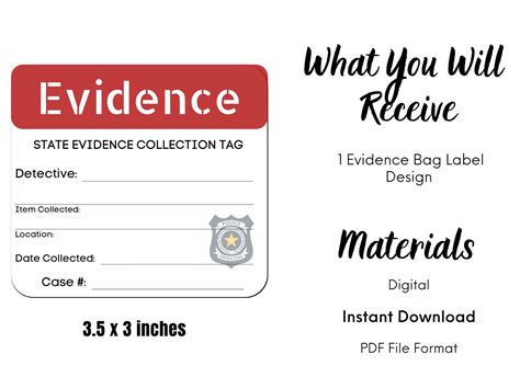 Evidence Label Example At Frances Chavez Blog