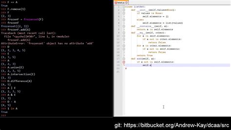 Python Sets And The List Set Data Structure Youtube