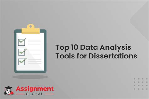 Top Data Analysis Tools Dissertation Data Analysis