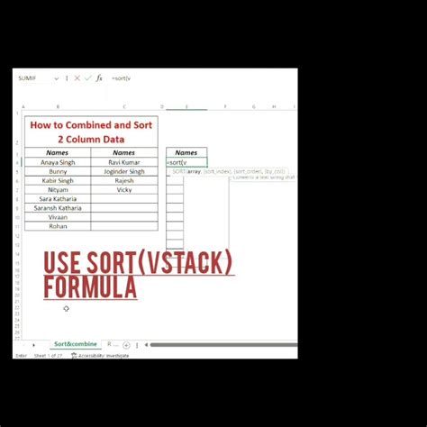 Excel Shortcut Keys For Beginners Sort Stack Functions Short Shorts Excel Exceltips