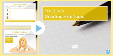 Dividing Fractions Powerpoint Nz Primary Resources