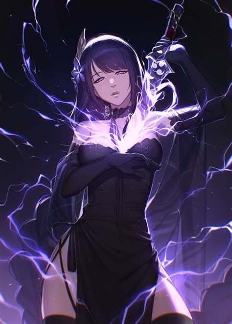 Raiden Shogun Genshin Impact Image By Kirisy Zerochan Anime Image Board