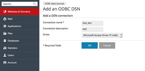 Using A Microsoft Access Mdb Database In Windows Plesk