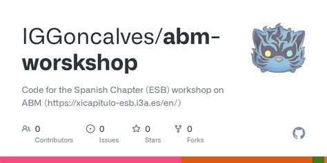 Github Iggoncalves Abm Worskshop Code For The Spanish Chapter Esb Workshop On Abm Https