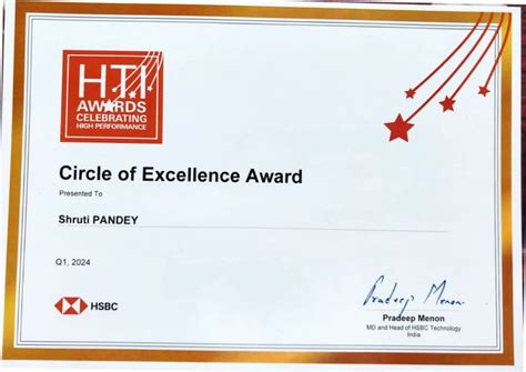 Shruti Pandey On Linkedin Circleofexcellence Hardworkpaysoff