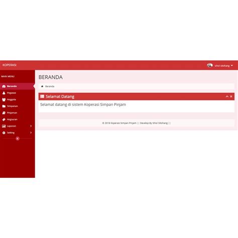 Jual Aplikasi Koperasi Simpan Pinjam Berbasis Web Dengan Codeigniter