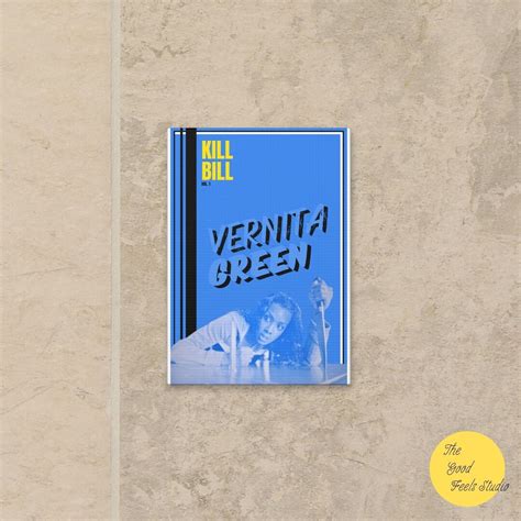 Custom Designed Kill Bill Vol1 Mod Movie Print Vernita Green Soft
