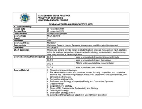 Esg Course Description And Presentationpdf Pdf