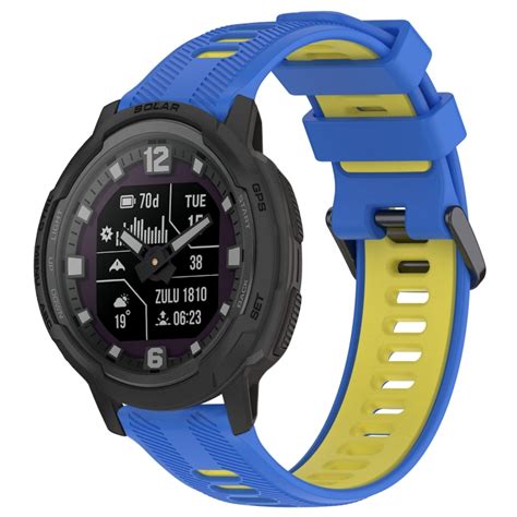 Dành Cho Dây đeo đồng Hồ Silicon Hai Màu Thể Thao Garmin Instinct