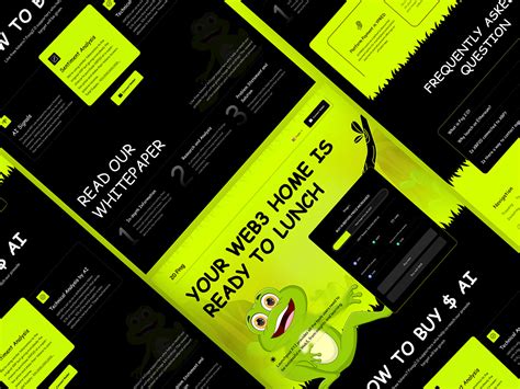 Crypto Token Landing Page On Behance