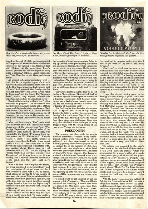 The Prodigy Promotional Discography