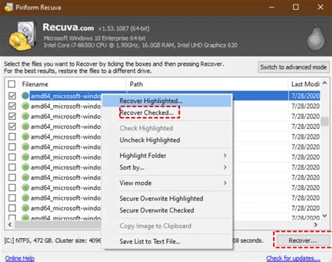 Solved How To Recover Deleted Files With Original Folder Structure