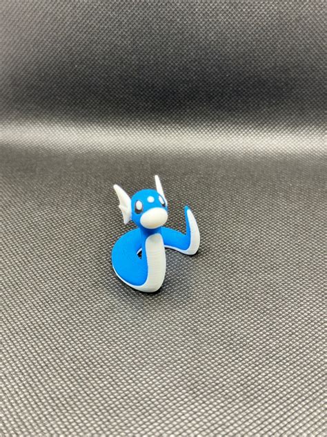 Chibi Dratini Figurine 3d Printed Pokemon Figure Pokemon Figurine