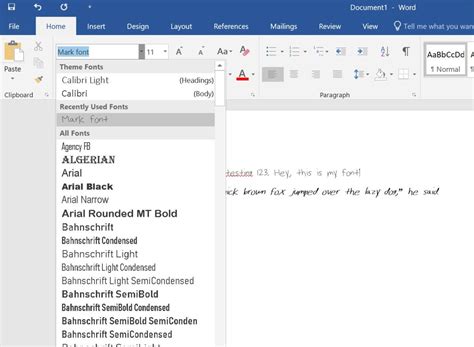 how to make your own fonts within windows 10 with microsoft font maker