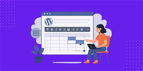 Wordpress Wysiwyg Table Create Visually Editable Tables Without Coding