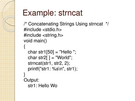 Ppt Strings In C Powerpoint Presentation Free Download Id